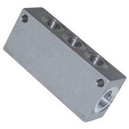 ICH Verteilerblock, einseitig 60418 10 bar (max)