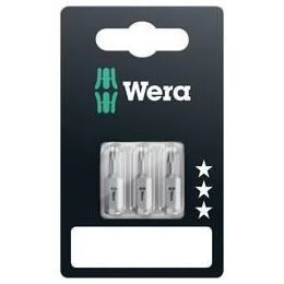 Wera 840/1 Z Set SB SiS Sechskant-Bit 4 mm, 5 mm, 6 mm Werkzeugstahl legiert, z&auml;hhart D 6.3 3 St.