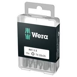 Wera 867/1 Z DIY SiS 05072406001 Torx-Bit T 10 Werkzeugstahl legiert, z&auml;hhart D 6.3 10 St.