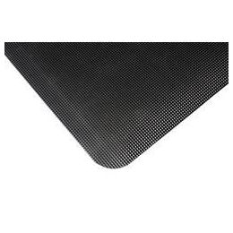COBA Europe DTB010003C Diamond Tread Arbeitsplatzmatte (L x B x H) 900 mm x 0.9 m x 12.5 mm (Meterware) Schwarz