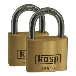 Kasp K12530D2 Vorh&auml;ngeschloss 30 mm gleichschlie&szlig;end Goldgelb Schl&uuml;sselschloss