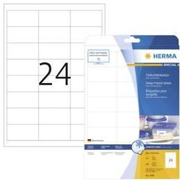 Herma 4389 Tiefk&uuml;hl-Etiketten 66 x 33.8 mm Papier Wei&szlig; 600 St. Permanent haftend Tintenstrahldrucker, Laserdrucker, Farblaserdrucker, Kopierer, Farbkopierer,
