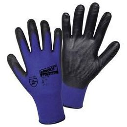Leipold Doehle 1165-9 Nylon Super Grip Nitrile Nylon Arbeitshandschuh Gr&ouml;&szlig;e (Handschuhe): 9, L EN 388 CAT II 1 Paar