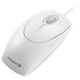 CHERRY Wheelmouse Maus USB Optisch Hellgrau 3 Tasten 1000 dpi
