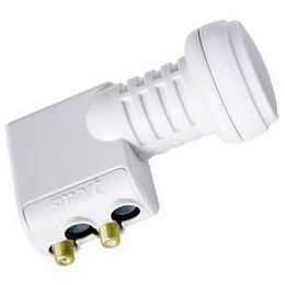 Smart Titanium Universal TT Twin-LNB Teilnehmer-Anzahl: 2 Feedaufnahme: 40 mm Hellgrau