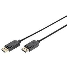 Digitus DisplayPort Anschlusskabel DisplayPort Stecker, DisplayPort Stecker 2.00 m Schwarz AK-340100-020-S DisplayPort-Kabel
