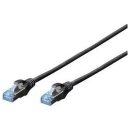 Digitus DK-1531-050/BL RJ45 Netzwerkkabel, Patchkabel CAT 5e SF/UTP 5.00 m Schwarz 1 St.