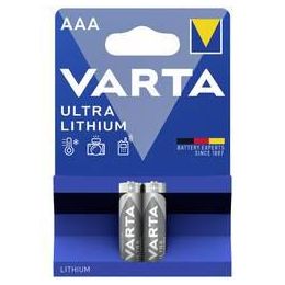 Varta LITHIUM AAA Bli 2 Micro (AAA)-Batterie Lithium 1100 mAh 1.5 V 2 St.