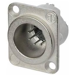 Neutrik NC7MD-LX XLR-Steckverbinder Flanschstecker, Kontakte gerade Polzahl: 7 Silber 1 St.