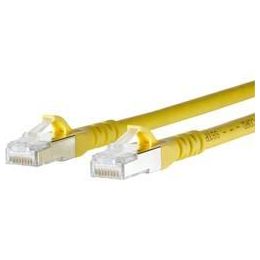 Metz Connect 1308452077-E RJ45 Netzwerkkabel, Patchkabel CAT 6a S/FTP 2.00 m Gelb mit Rastnasenschutz 1 St.