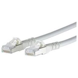 Metz Connect 1308452088-E RJ45 Netzwerkkabel, Patchkabel CAT 6a S/FTP 2.00 m Wei&szlig; mit Rastnasenschutz 1 St.