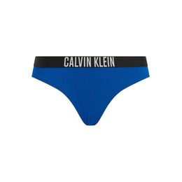 Calvin Klein Swimwear Bikinihose Damen Gr&ouml;&szlig;e S blau / hellgrau / schwarz
