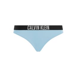 Calvin Klein Swimwear Bikinihose Damen Gr&ouml;&szlig;e L hellblau / grau / schwarz