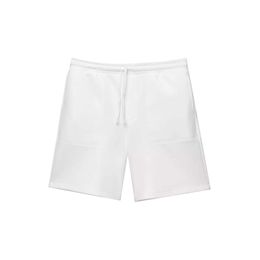 Pull&Bear Pull&bear Shorts Herren Gr&ouml;&szlig;e 33 wei&szlig;