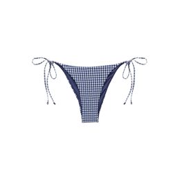 Pull&Bear Pull&bear Bikinihose Damen Gr&ouml;&szlig;e S navy / wei&szlig;