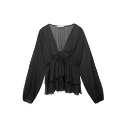 Pull&Bear Pull&bear Bluse Damen Gr&ouml;&szlig;e XL schwarz