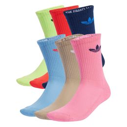 adidas originals Socken 'Trefoil Cushion' Damen Gr&ouml;&szlig;e 34/36 navy / hellblau / brokat / hellgr&uuml;n / hellpink / rot