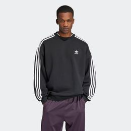 Sweatshirt adidas originals "Oversize crew", Herren, Gr. XXL, schwarz, Obermaterial: 70% Baumwolle, 30% Polyester, Sweatshirts