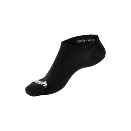 Bench. Damen Sportsocken, 2x schwarz, 2x wei&szlig;, 2x grau-meliert, Gr&ouml;&szlig;e 43/46