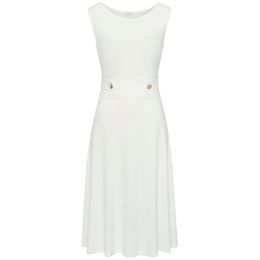 Lascana Damen Midikleid, wei&szlig;, Gr&ouml;&szlig;e 40