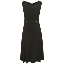 Lascana Damen Midikleid, schwarz, Gr&ouml;&szlig;e 46