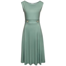Lascana Damen Midikleid, sage green, Gr&ouml;&szlig;e 36