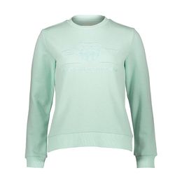 Gant Sweatshirt in T&uuml;rkis - 62% | Gr&ouml;&szlig;e L | Damen-sweatshirts-jacken