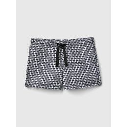 Benetton Badehose in Schwarz/ Wei&szlig; - 86% | Gr&ouml;&szlig;e 74 | Kinder-bademode