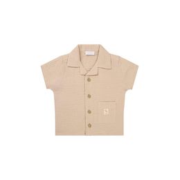 Noppies Hemd "Obonas" in Beige - 60% | Gr&ouml;&szlig;e 68 | Baby-hemden-blusen