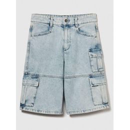 Sisley Jeans-Bermuda in Hellblau - 64% | Größe 140 | Kinderhosen