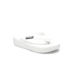 Crocs Zehentrenner "Classic Platform" in Weiß - 42% | Größe 41/42 | Damen-sandalen