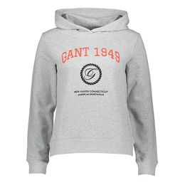 Gant Hoodie in Grau - 63% | Gr&ouml;&szlig;e XL | Damen-sweatshirts-jacken