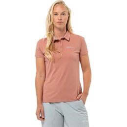 Jack Wolfskin Poloshirt "Prelight Trail" in Lachs - 67% | Gr&ouml;&szlig;e S | Damen-tops