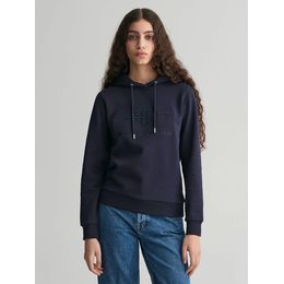 Gant Hoodie in Dunkelblau - 55% | Gr&ouml;&szlig;e S | Damen-sweatshirts-jacken