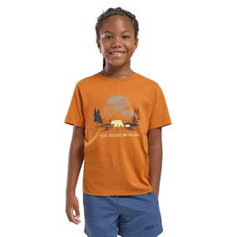 Jack Wolfskin Shirt "Graphic" in Orange - 39% | Gr&ouml;&szlig;e 104 | Kinder-oberteile