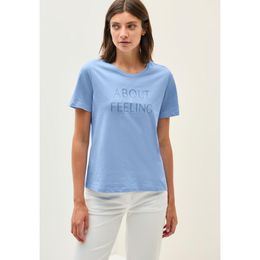 Cecil T-Shirt fresh light blue XL (44) XL (44) T-Shirt von Cecil