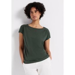 Street One Shirttop mit Raffung mid green 40 40 T-Shirt von Street One