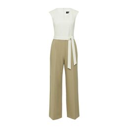 s.Oliver BLACK LABEL Jumpsuit Damen Größe XXS hellbeige / kiwi