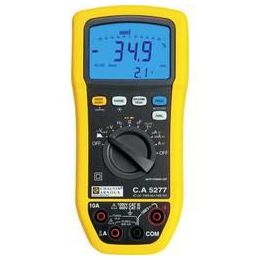 Chauvin Arnoux C.A 5277 Hand-Multimeter digital Spritzwassergesch&uuml;tzt (IP54) CAT III 1000 V, CAT IV 600 V Anzeige (Counts): 6000