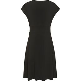Lascana Damen Jerseykleid, schwarz, Gr&ouml;&szlig;e 40
