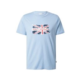 Pepe Jeans T-Shirt 'CLAG' Herren Größe XL marine / hellblau / rot / weiß