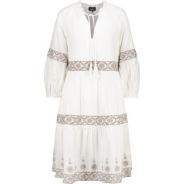 monari Kleid Damen Gr&ouml;&szlig;e 36 ecru / schlammfarben Winterkleid
