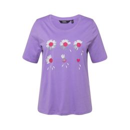 Ulla Popken Shirt Damen Gr&ouml;&szlig;e 4XL/5XL blau / flieder / rot / wei&szlig;
