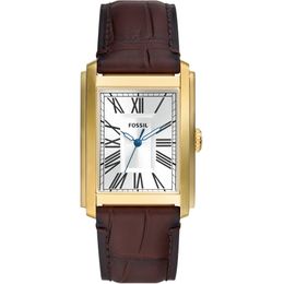 Fossil Uhr 'CARRAWAY' Herren Gr&ouml;&szlig;e One Size braun / gold / schwarz / wei&szlig;
