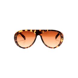 Bershka Sonnenbrille Herren Gr&ouml;&szlig;e One Size karamell / cognac / dunkelbraun / schwarz