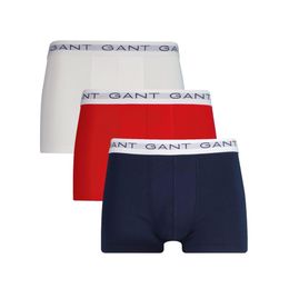 Gant Boxershorts Herren Gr&ouml;&szlig;e M dunkelblau / knallrot / wei&szlig;