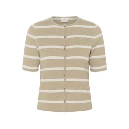 Kaffe Strickjacke 'KAMorita' Damen Gr&ouml;&szlig;e L beige / sand