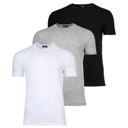 Dsquared2 T-Shirt Herren Gr&ouml;&szlig;e S grau / schwarz / wei&szlig;