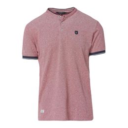 Koroshi Poloshirt Herren Gr&ouml;&szlig;e S cranberry / schwarz