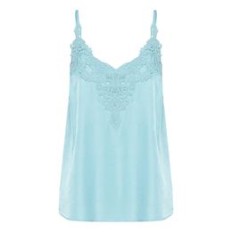 Cream Blusentop 'CRAnna' Damen Gr&ouml;&szlig;e M aqua